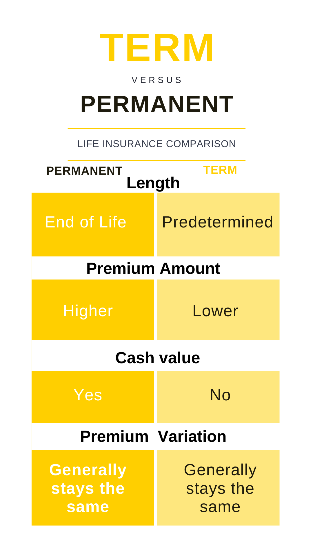 Permanent Versus Term Life Insurance - Policy Engineer